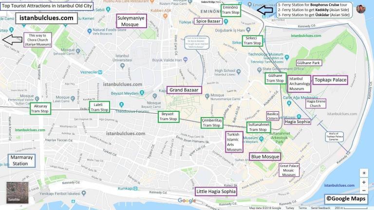 Istanbul Tourist Map as PDF files [Free Download 2026]
